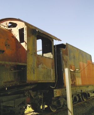 old STEAM LOCOMOTIVES in South Africa: Theunissen, Town, SAR Class 16DA ...