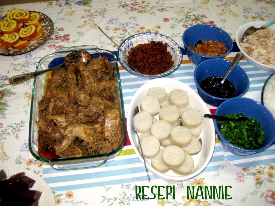 RESEPI NENNIE KHUZAIFAH: Jamuan raya hujung minggu