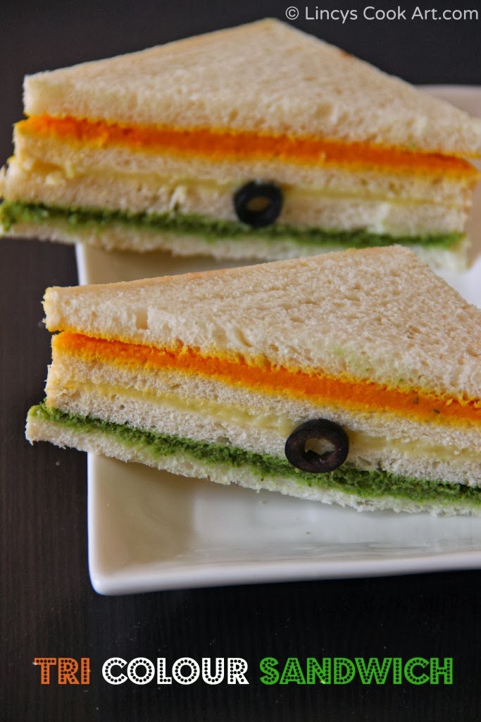 Tricolour Sandwich/ Independence Day or Republic Day Recipes ~ Lincy's ...