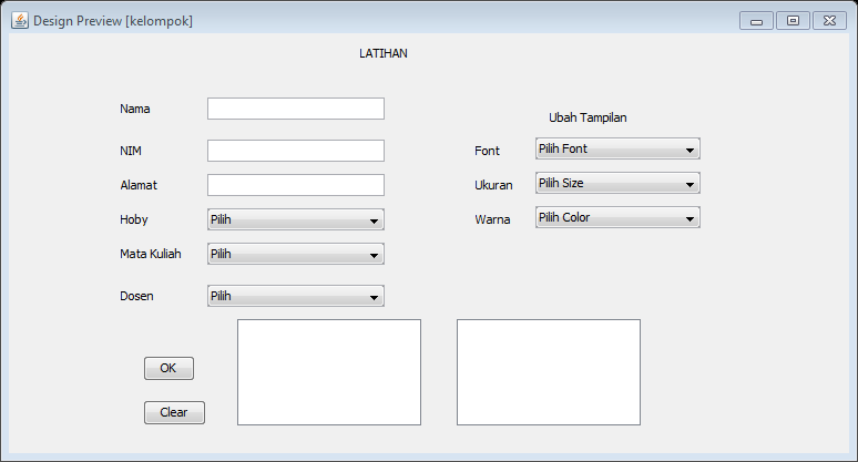 Mengubah Font dan Warna Label bagian 2 Java Netbeans | Tutorial TIK