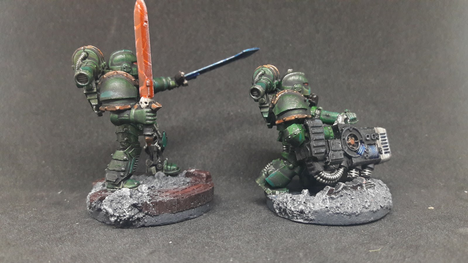 30Kplus40K: Sons of Horus Heavy Weapons Team - WIP