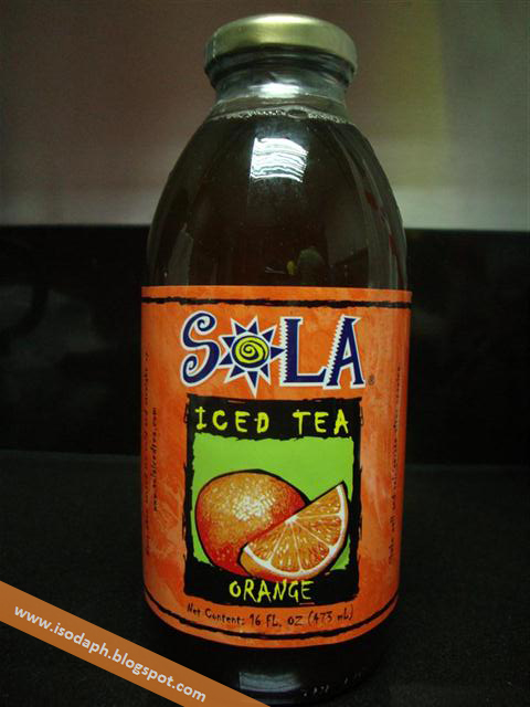 Sola : Orange Iced Tea | iSoda Philippines
