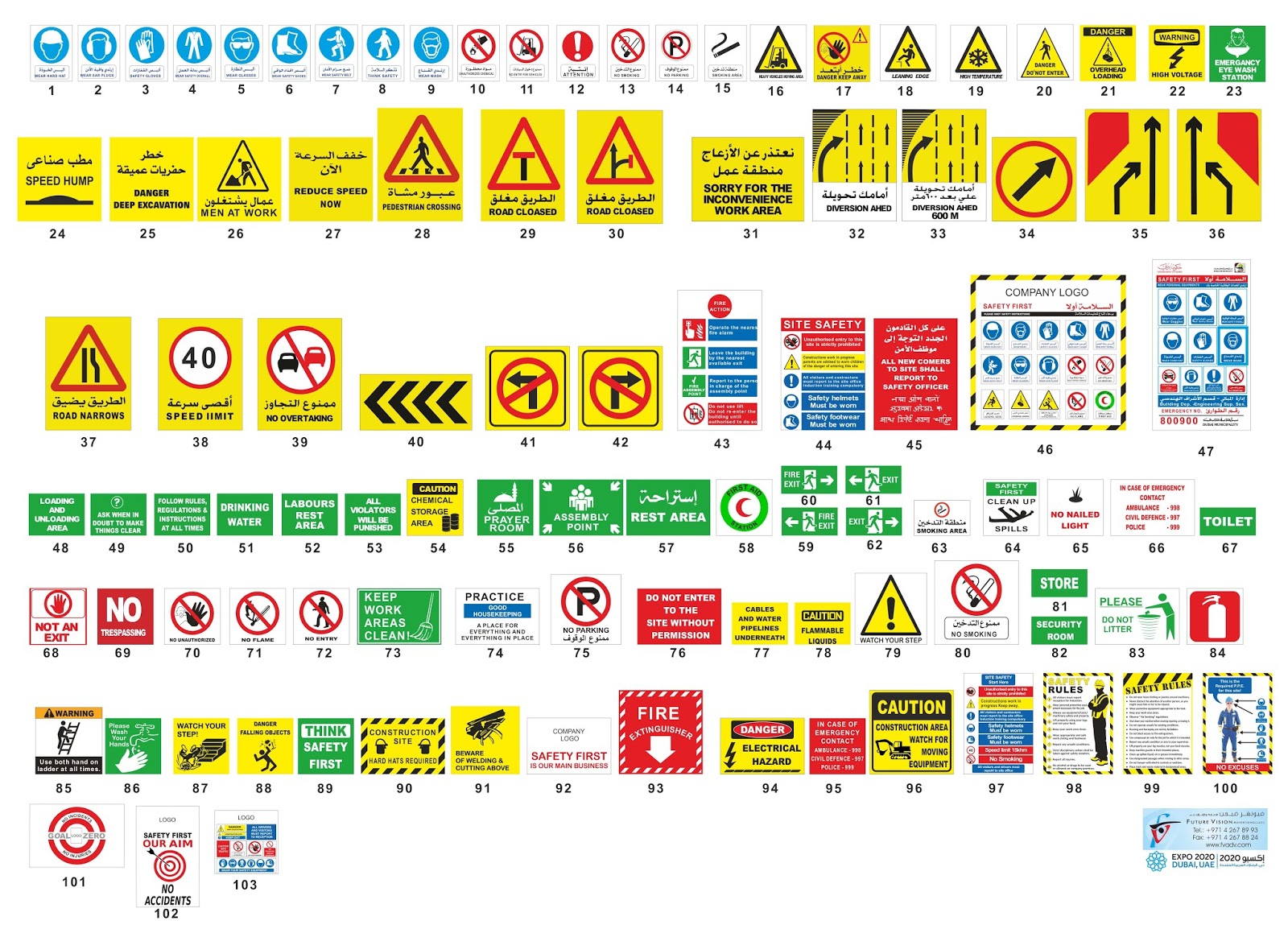 Safety Sign board - Future Vision Advertising