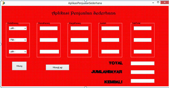 Program Aplikasi Penjualan menggunakan Delphi