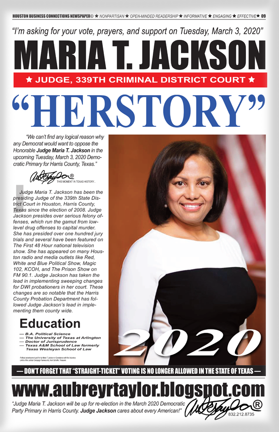 Houston Business Connections Newspaper©: Congratulations to Judge ...