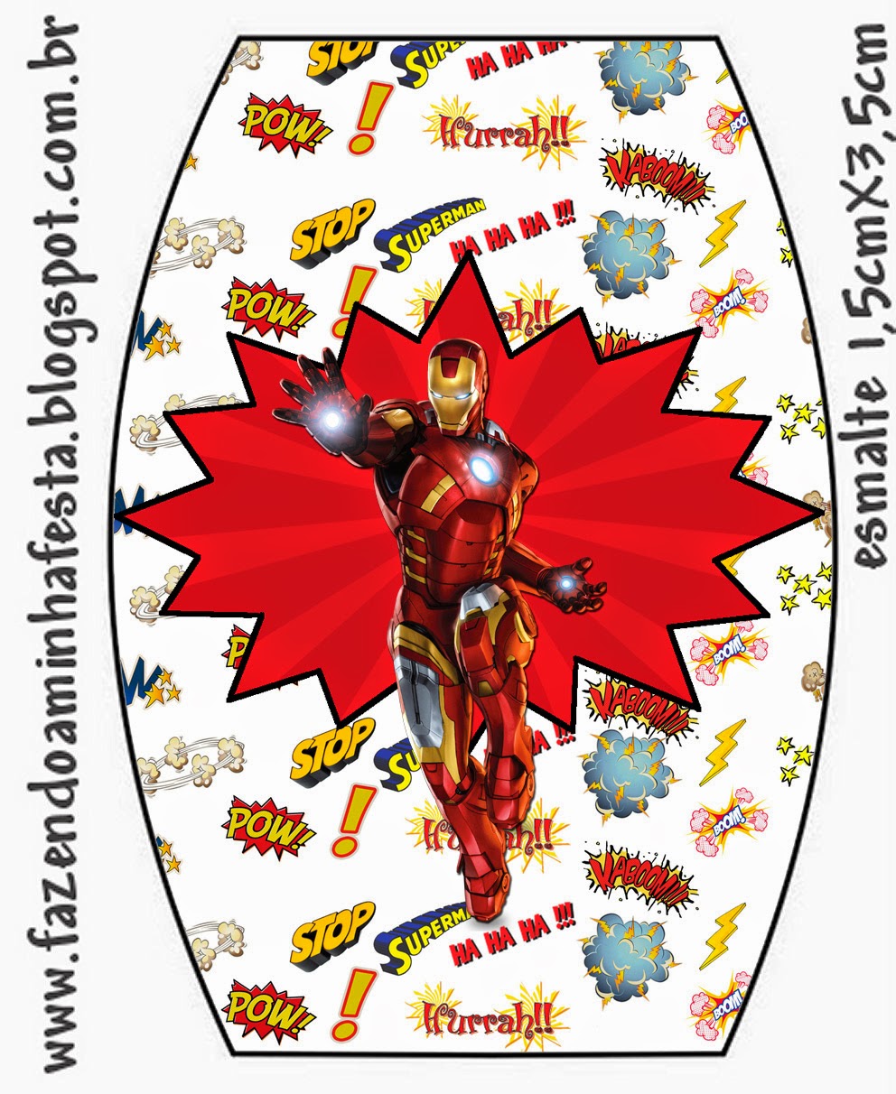 Iron Man: Free Printable Candy Bar Labels. - Oh My Fiesta! for Geeks