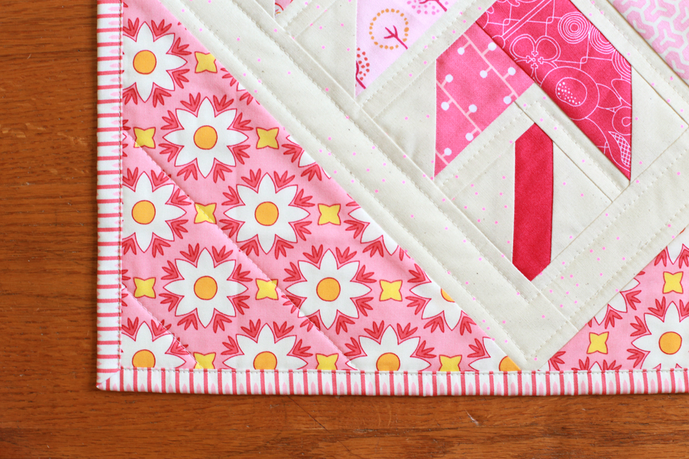 In Color Order: Woodcut Mini Quilt