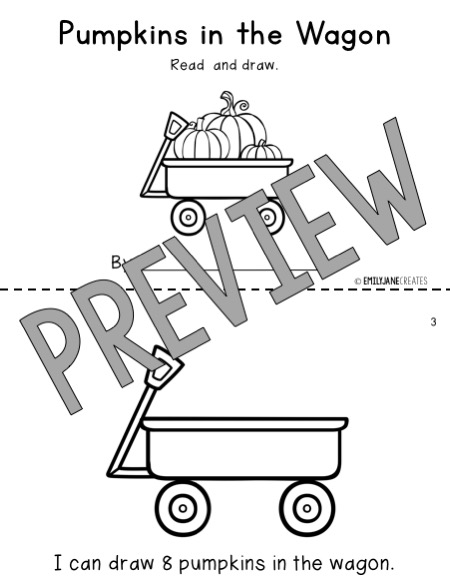 Emily Jane Creates: 4 PUMPKIN EMERGENT READERS