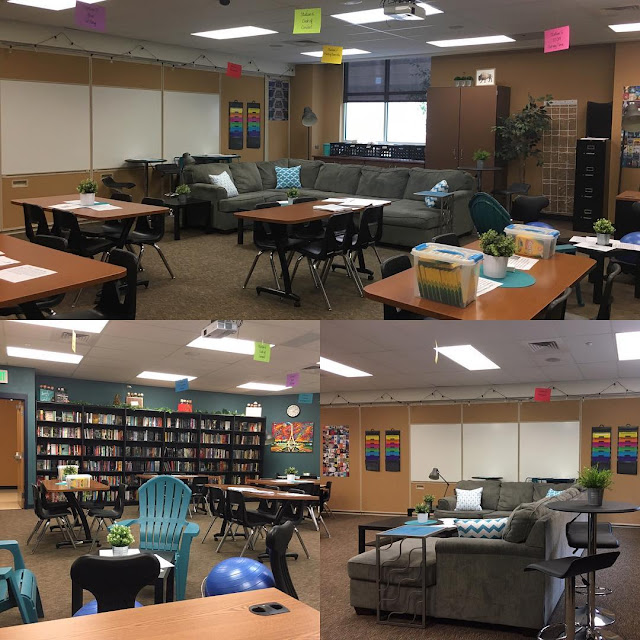 The Compelled Educator: 9 Awesome High School Flexible Seating Classrooms