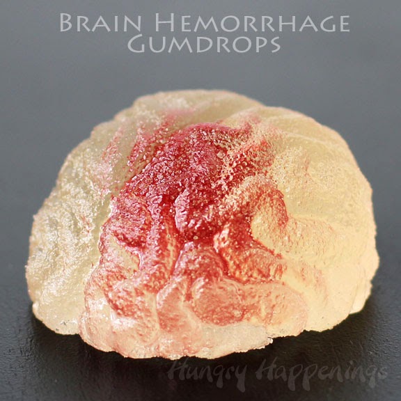 Gumdrop Brains - Creepy Halloween Candy - Hungry Happenings