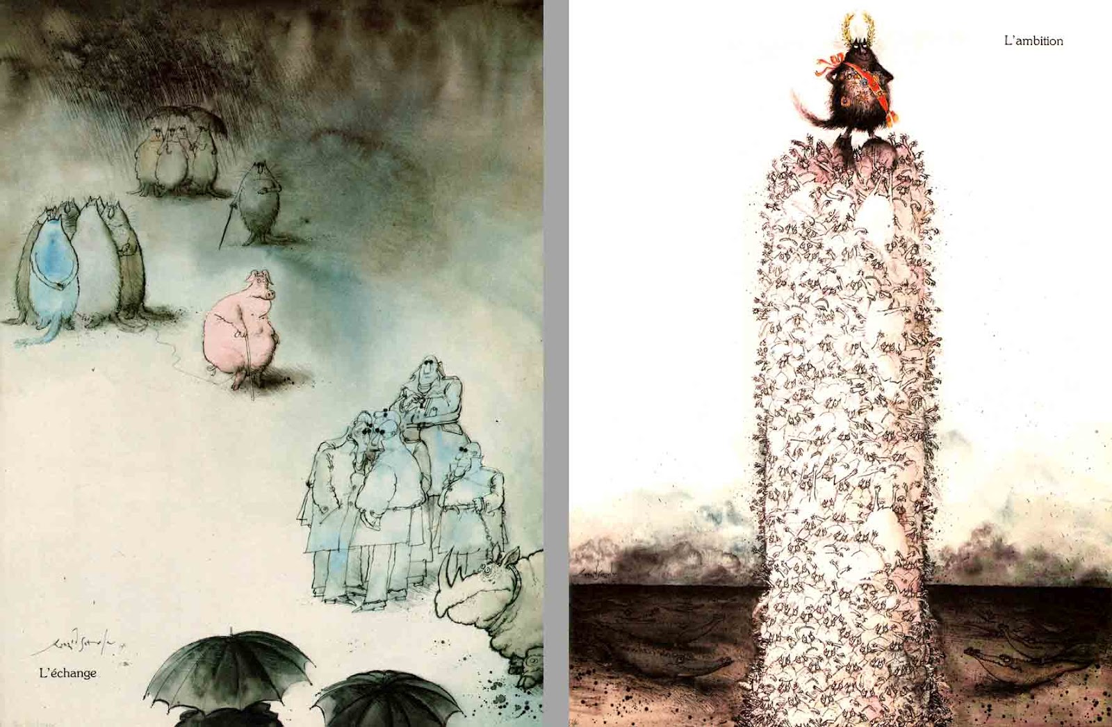 ECC Cartoonbooks Club: Ronald Searle The Great (part 6) - His so human ...