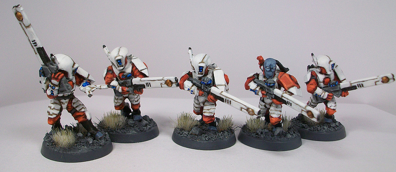 The Zhodani Commando: Showcase: Tau Fire Warriors strike team