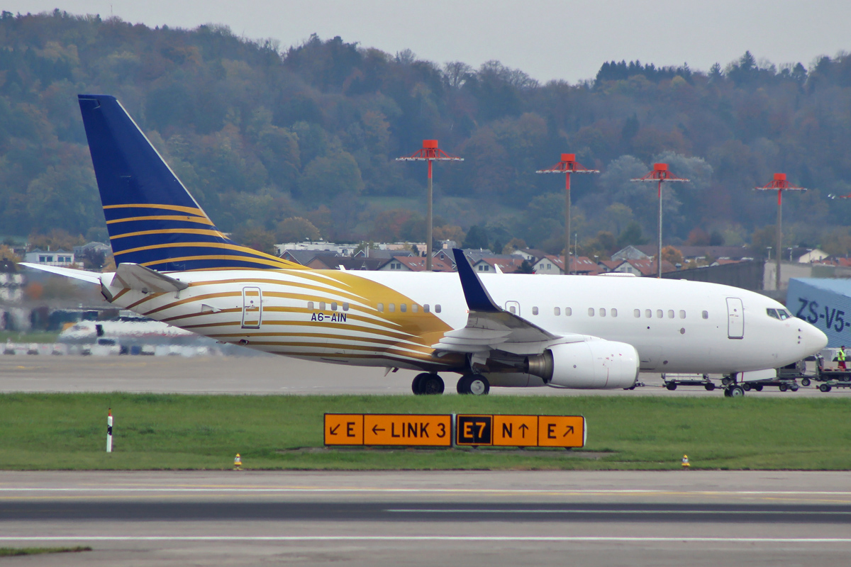 Eastwings: B-737-7Z5 BBJ * Royal Jet * A6-AIN