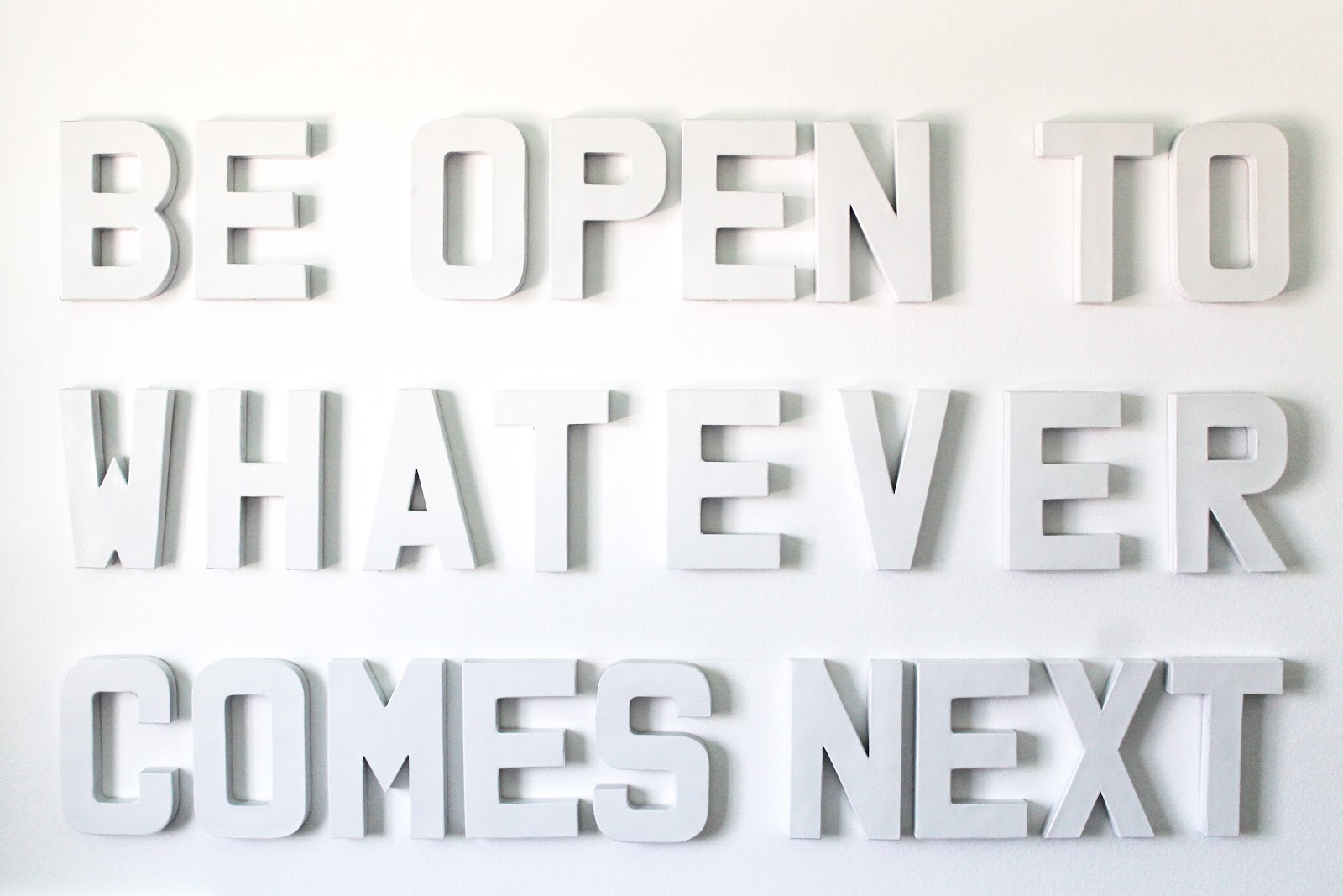 DIY 3D Quote Wall. - Chris Loves Julia