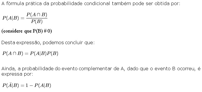 Probabilidades Formulas