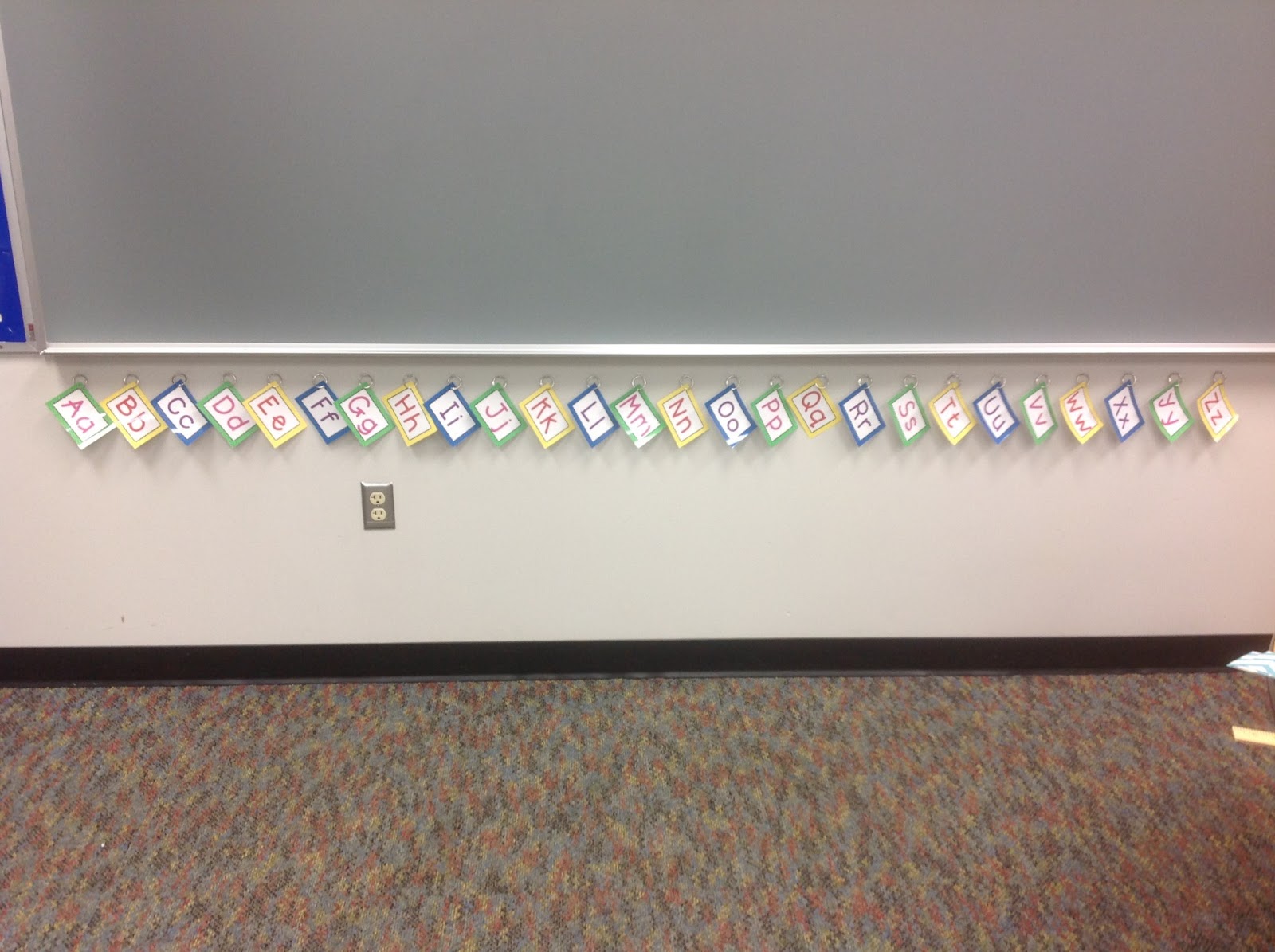 Flip Flopping to School: Chevron Movable Word Wall