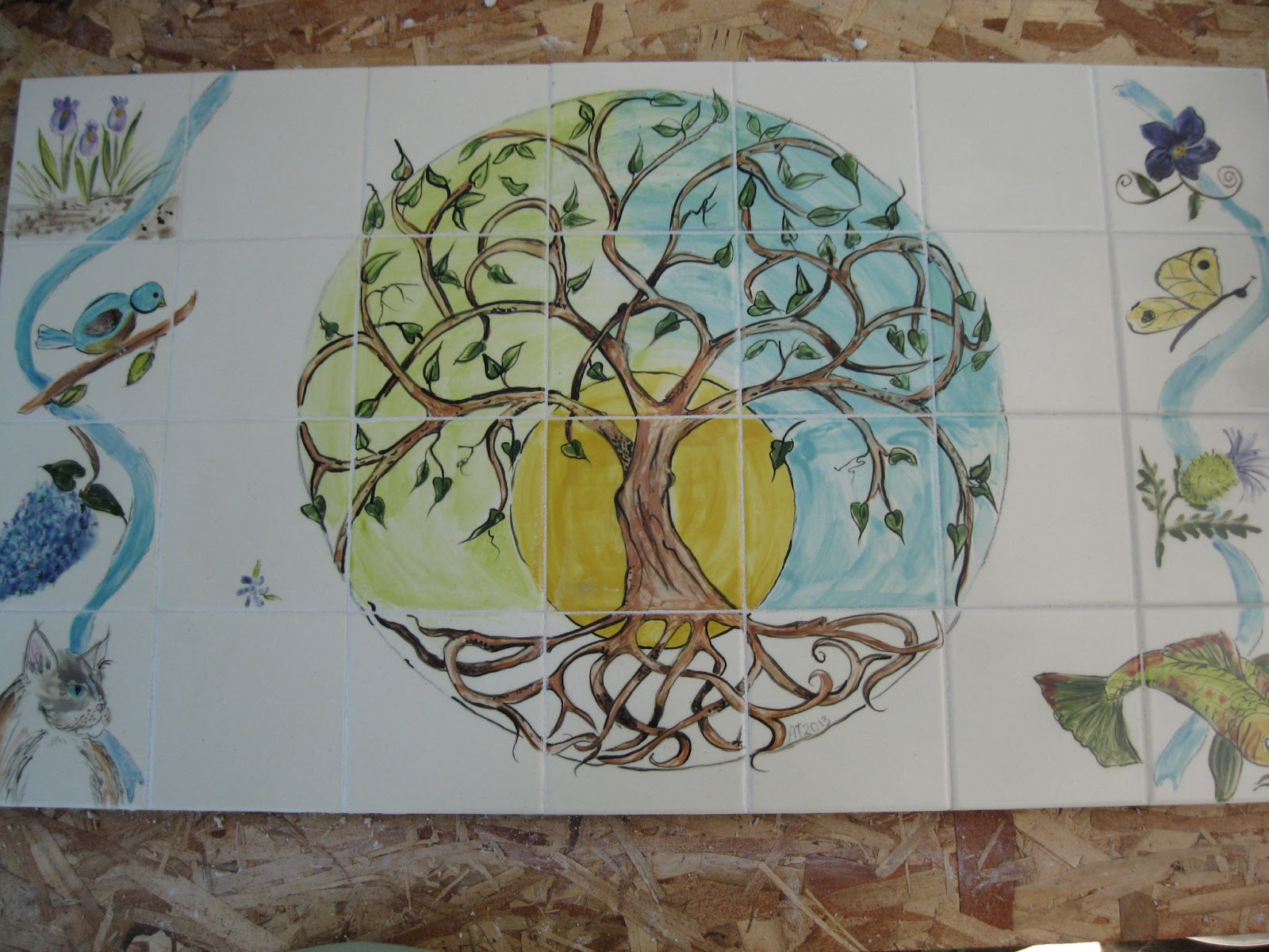 Frogslake: Tree of Life mural