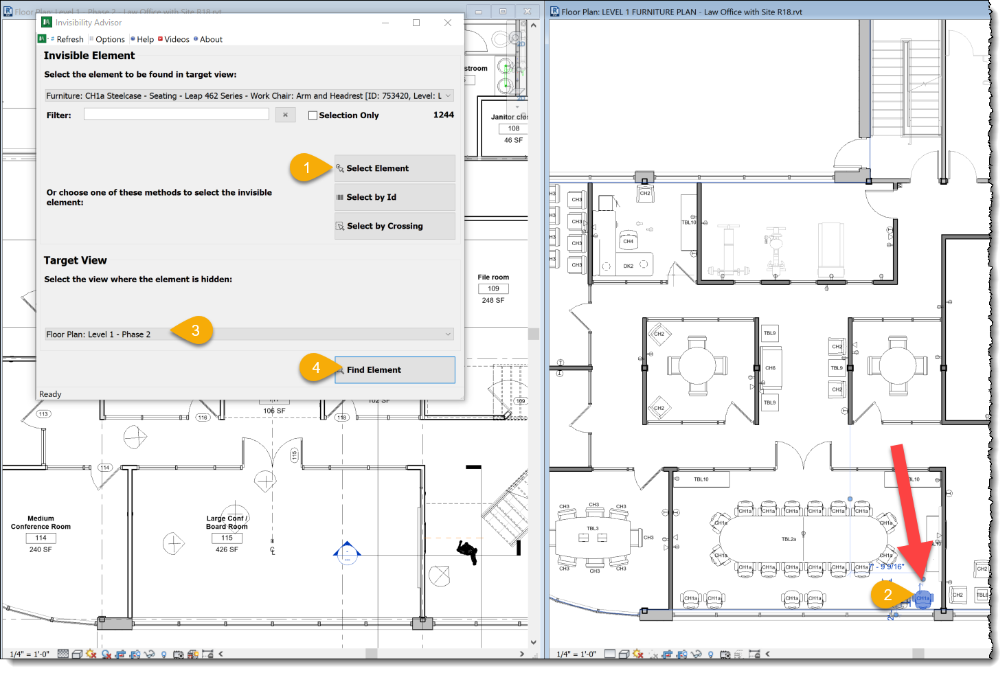 BIM Chapters: Invisibility Advisor - A New CTC BIM Project Suite Tool