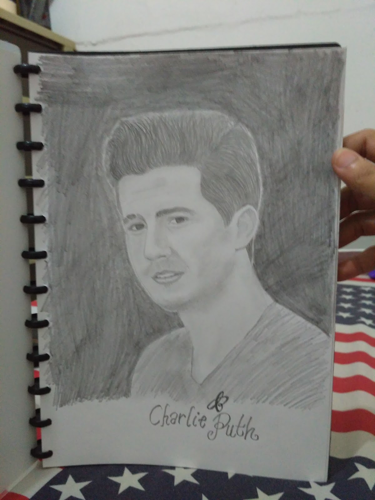 bee2wolf: Sketching Charlie Puth