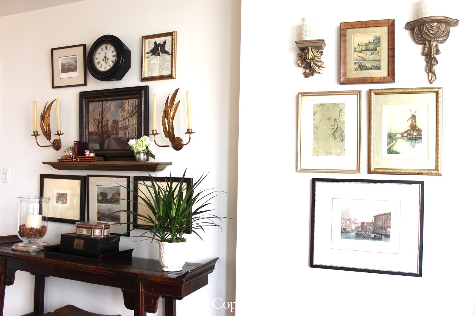 Project Design: Vintage Gallery Wall Completed! | Classic Casual Home