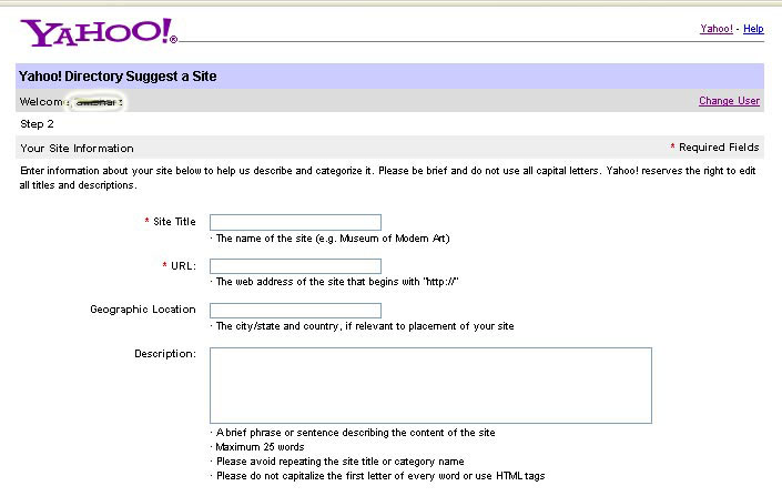 Submit URL ke Yahoo Directory » DIREKTORI INDONESIA