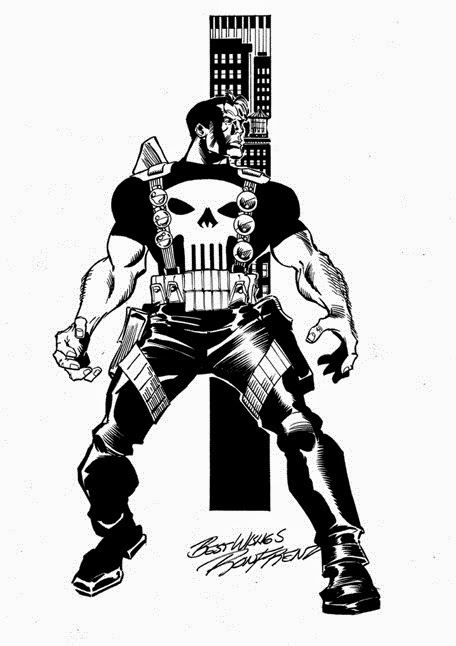 Marvel Comics of the 1980s: The Punisher by Ron Frenz and Scott Williams