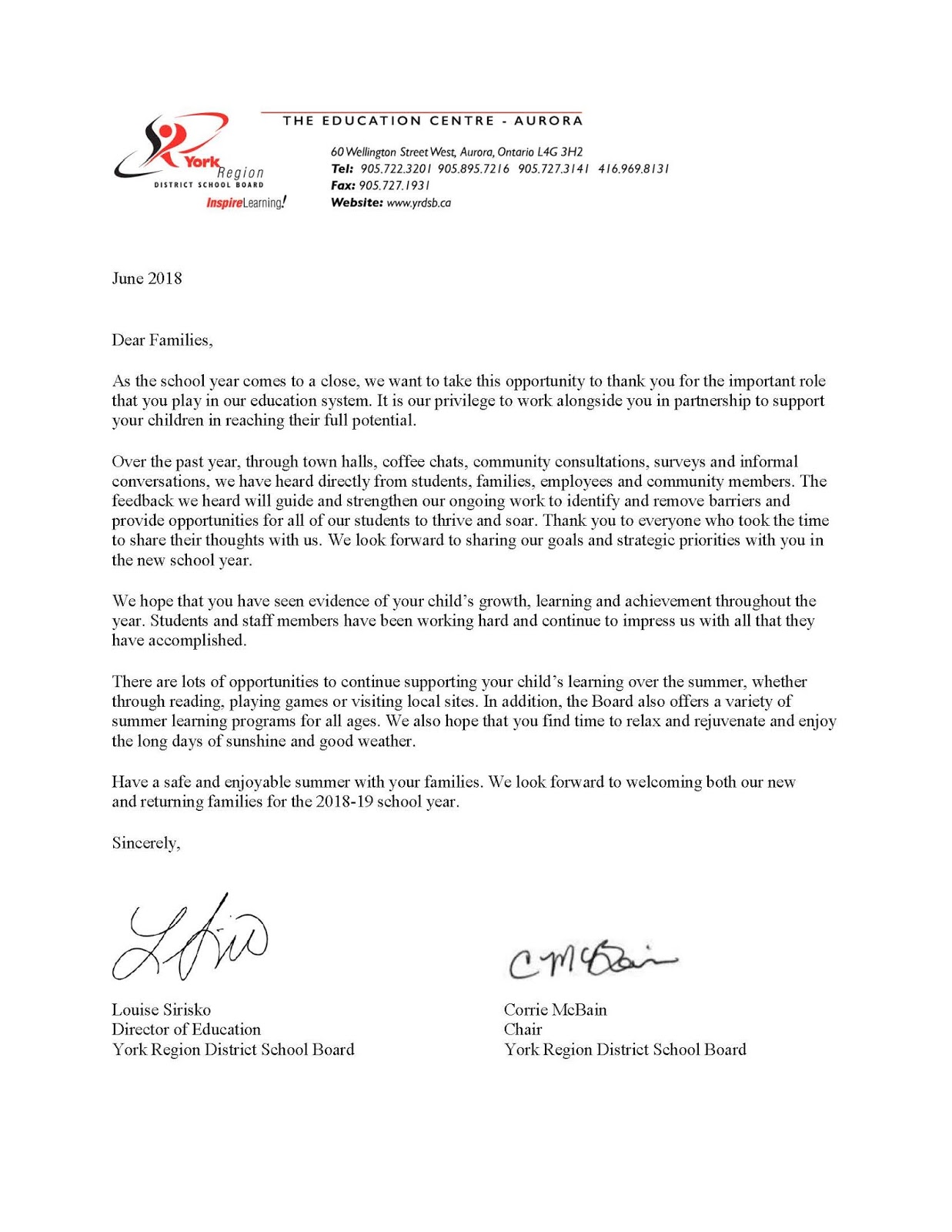 Johnny Lombardi P.S.: End of Year Letter from our Director