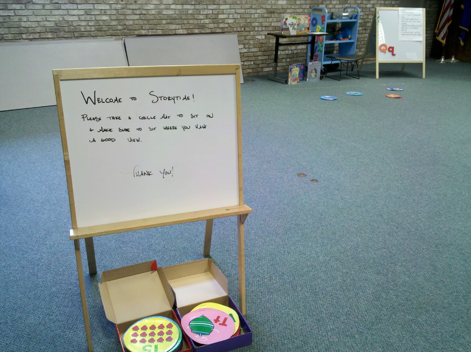 Future Librarian Superhero: Storytime Set Up