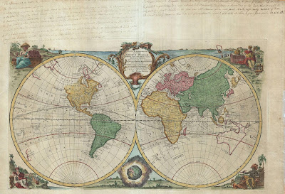 Ancient World Maps: World Map 18th Century