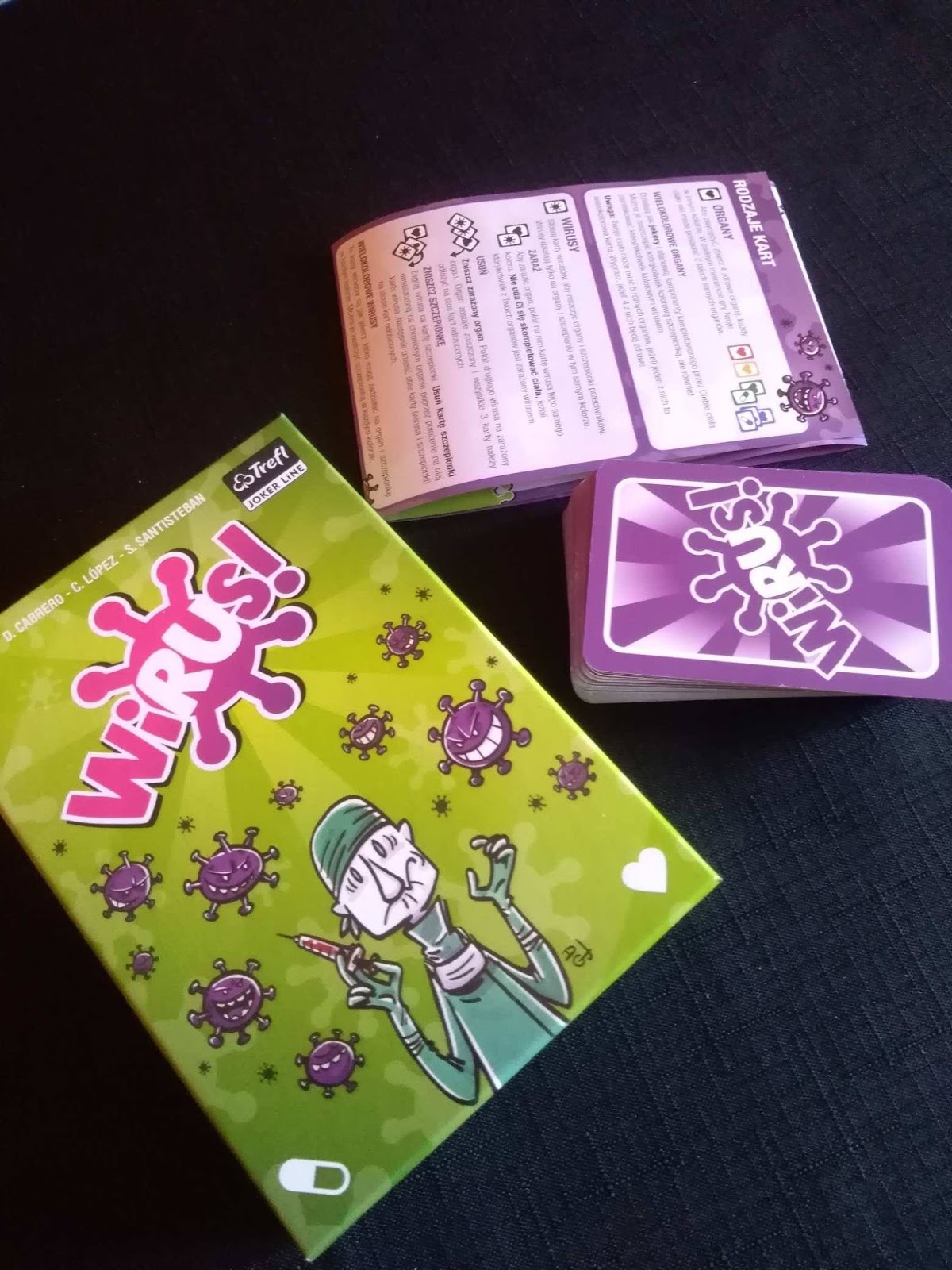 Wirus! Recenzja gry od wydawnictwa Trefl Joker Line | for2players.pl