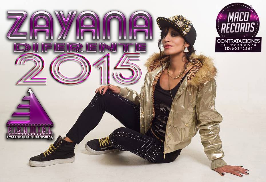 Yo Llevo La Cumbia En La Sangre: ZAYANA - DIFUSION x6 (JUNIO 2015)