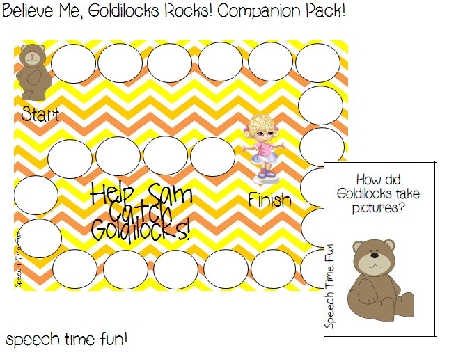 Believe Me, Goldilocks Rocks! Companion Pack! - Speech Time Fun: Speech ...
