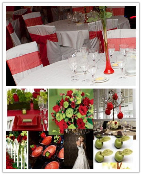 brideindream: Pick the Red Color to Make Your Wedding Passionate