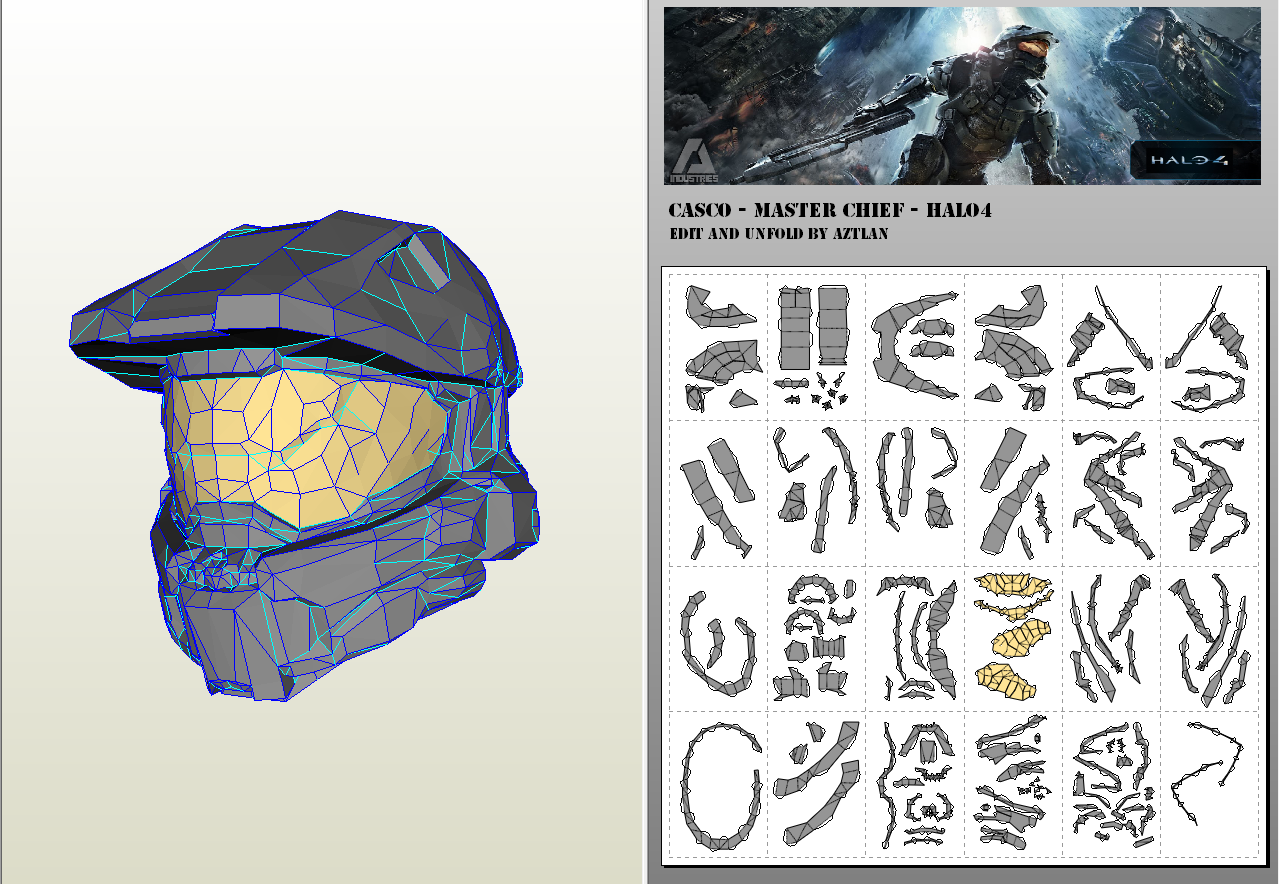 Pepakura master chief - sanydeal