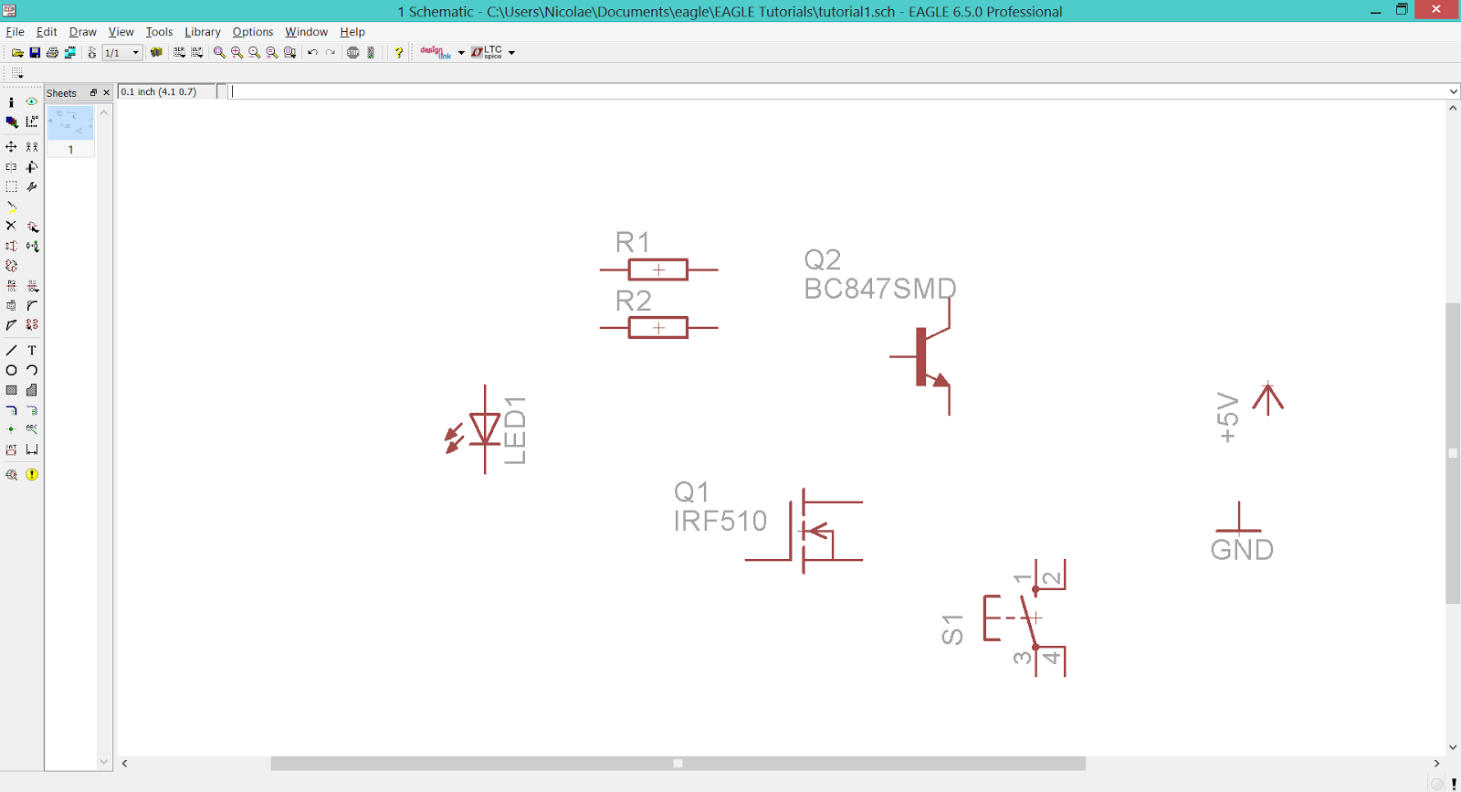 teknoow: EAGLE CAD - Let's Make A Real Schematic