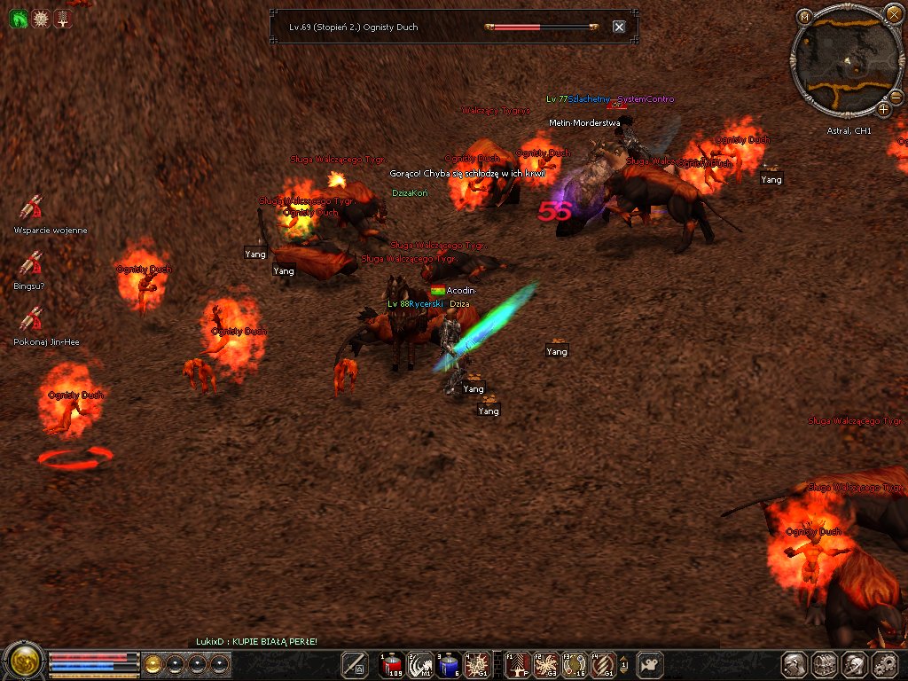 Metin2: Resp metinów morderstwa 70lvl