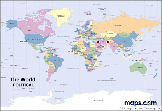Political Map of World - Maps Of World
