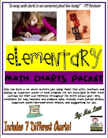 Free on TpT 1st Grade: Elementary Math Charts Packet