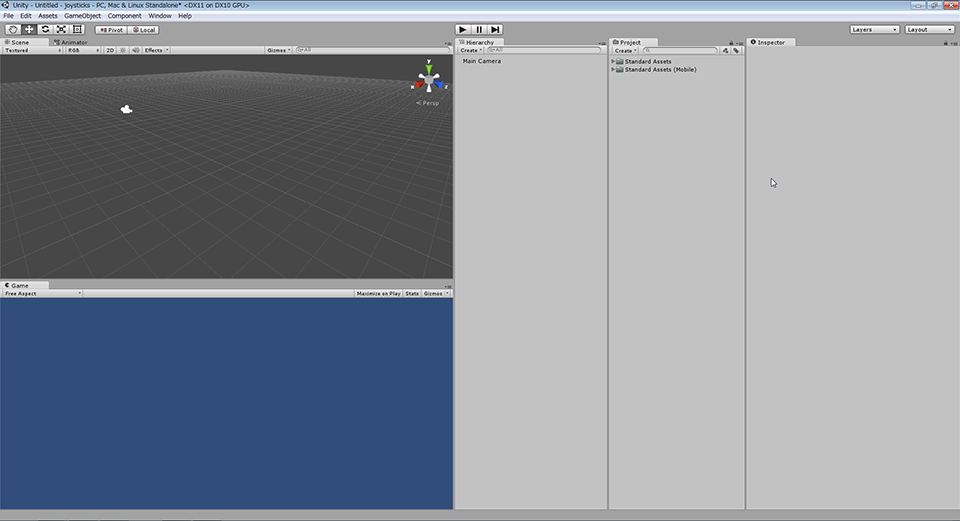 Unityちゃんとおぼえたい！: 【unity4】3rd Person Controllerをアンドロイド端末の仮想ジョイスティックで動かす