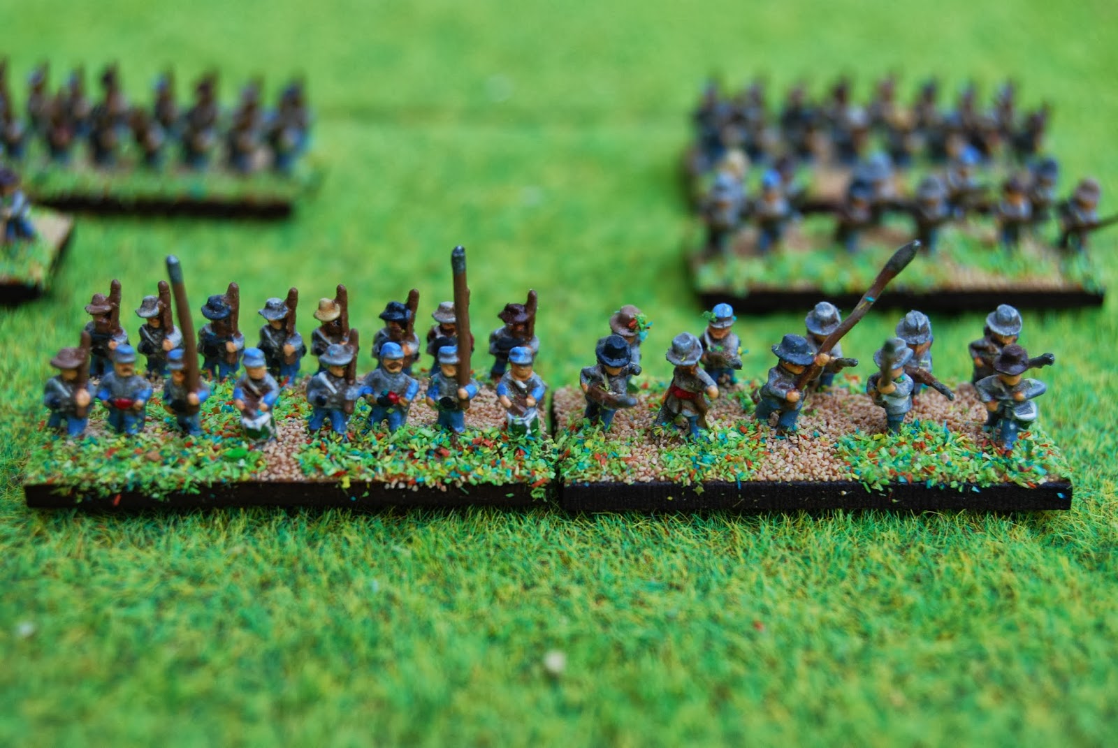 sediment's wargame blog: ACW 6mm figures comparison of Baccus and Adler