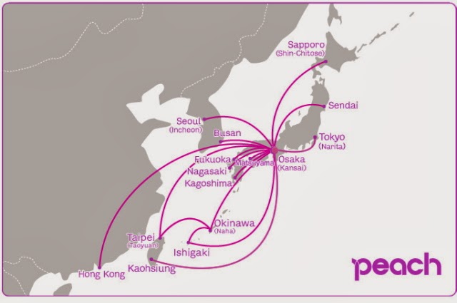 ZipanguFlyer: Peach launches Kaohsiung.