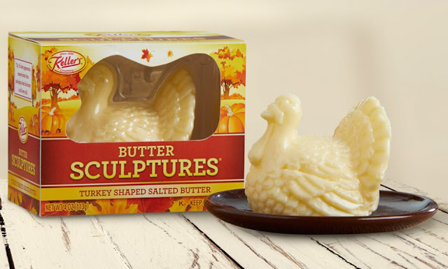 Molded Turkey & Acorn Butter | Life and Linda