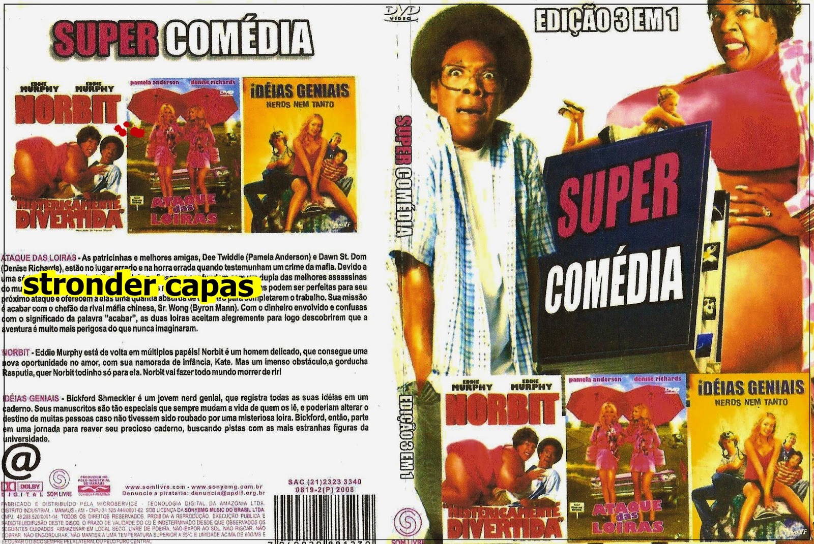 CAPAS DE FILME DE COMÉDIA: Super Comédia - Edição 3 em 1