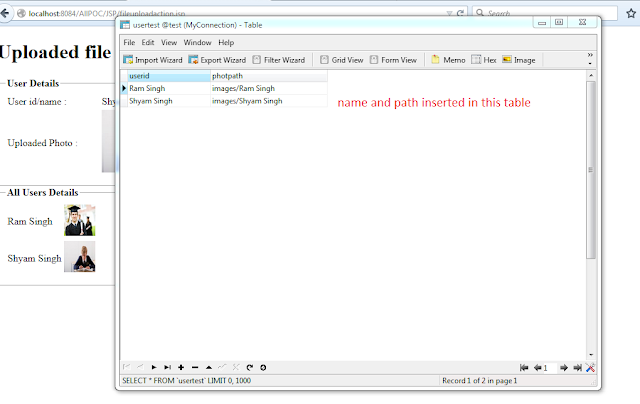 How To Upload A File At Server And Store Path In Database In Java A2z Java Tutorials 
