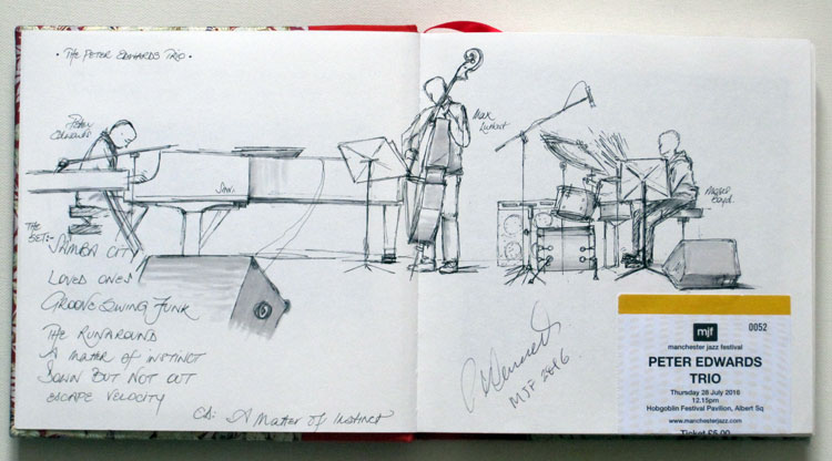 Art by S M Veares: 247. Manchester Art and Jazz - Peter Edwards Trio