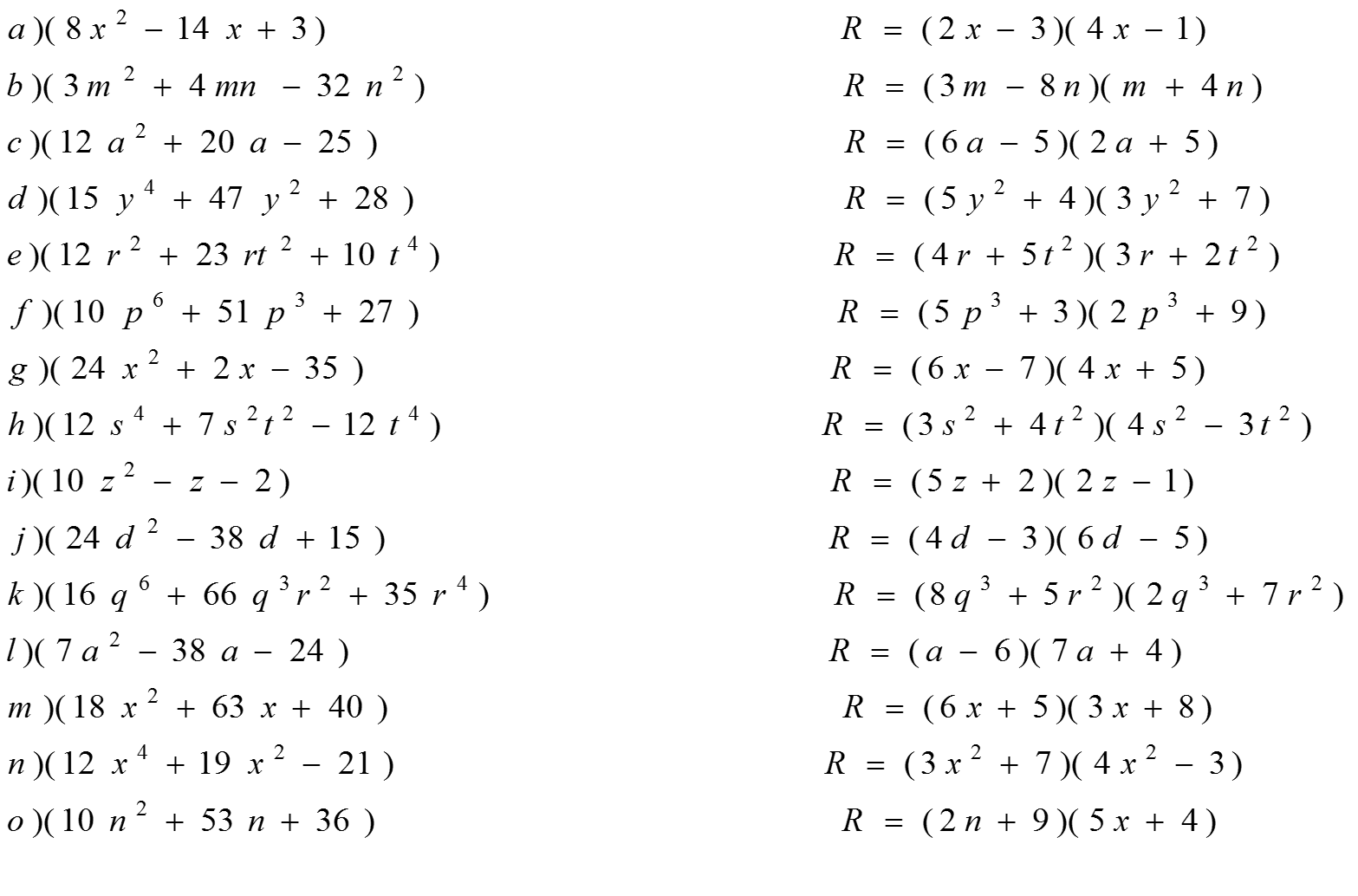 Logimath77 Factorizacion Trinomio De La Forma Ax2 Bx C
