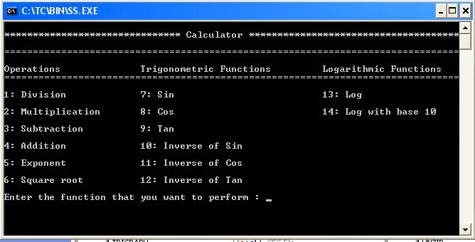 Scientific Calculator In C Programming Seekerzz