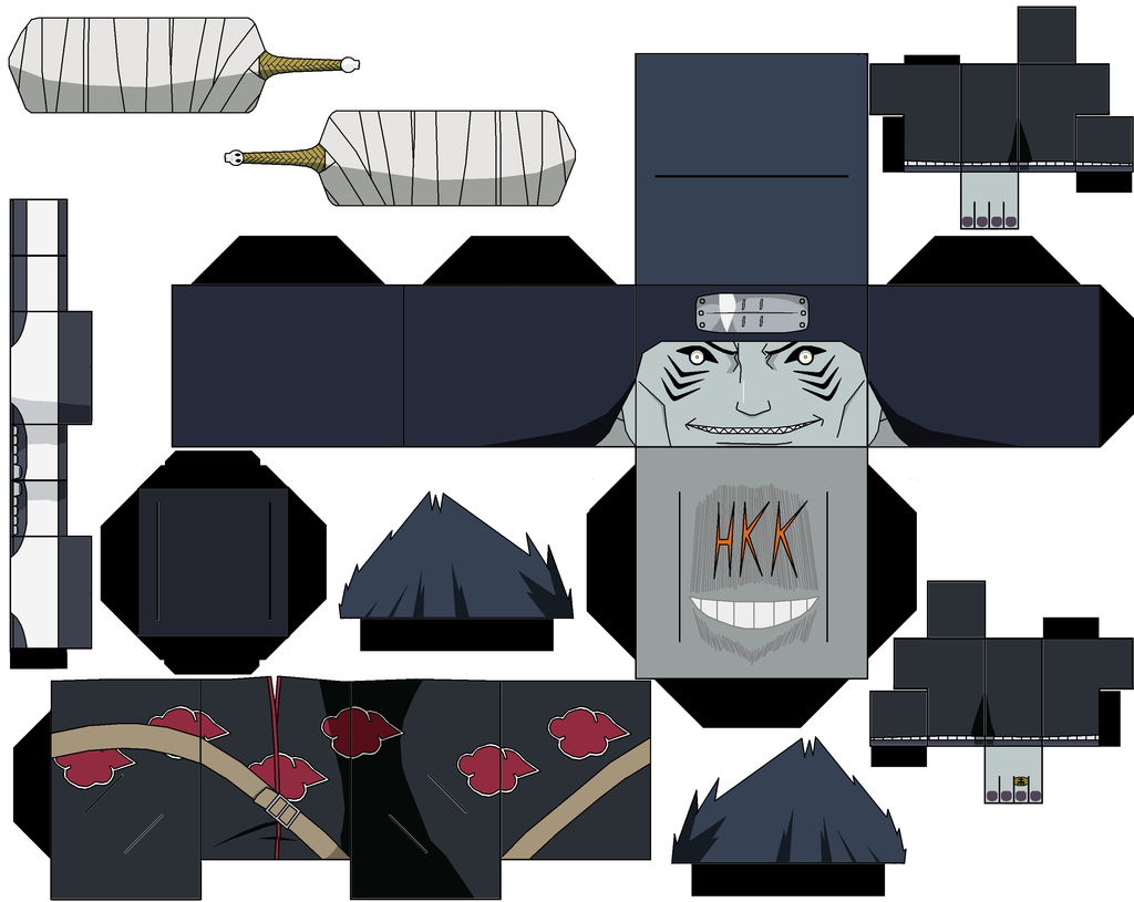 Otakus Forever : Papercraft: Kisame Hoshigaki