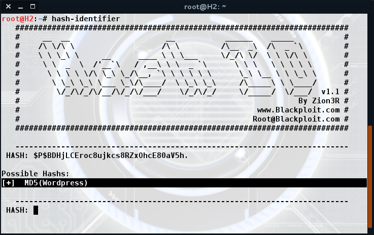 Decrypt MD5 $Wordpress
