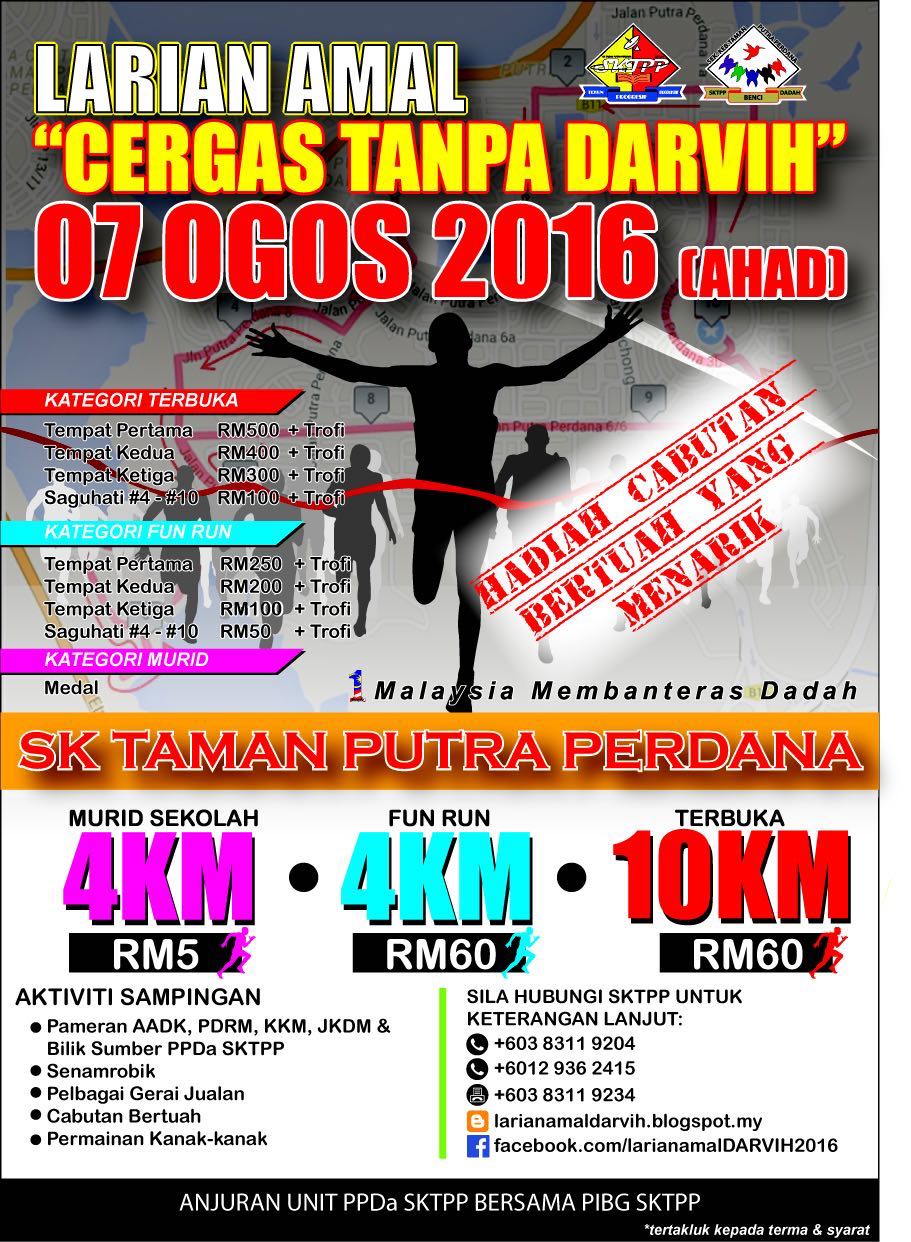 PPDa SK Taman Putra Perdana: Penangguhan Pendaftaran Larian Amal ...
